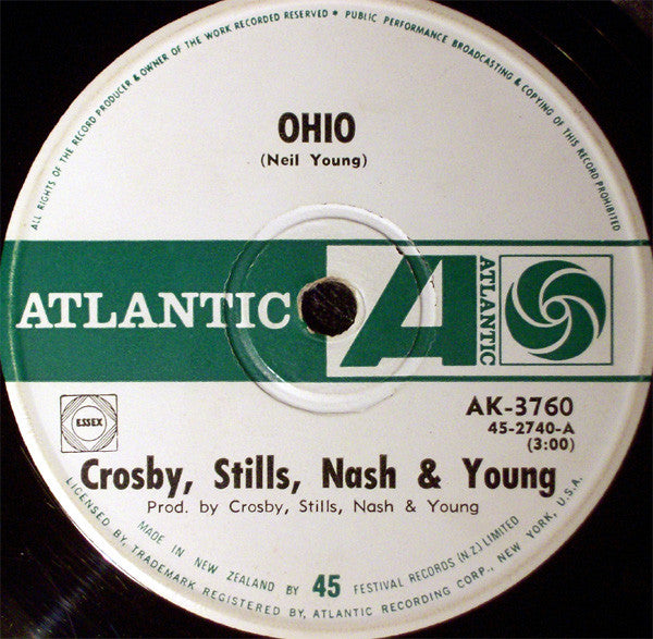 Crosby, Stills Nash & Young - Ohio (7" SECONDHAND)