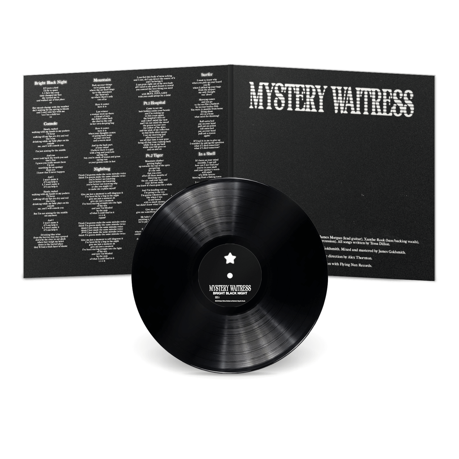 Mystery Waitress - Bright Black Night | Vinyl LP