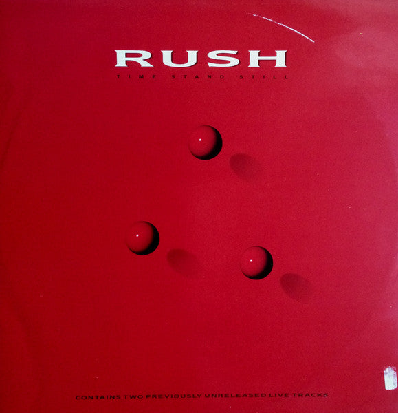 Rush – Time Stand Still 12" (Secondhand Vinyl)