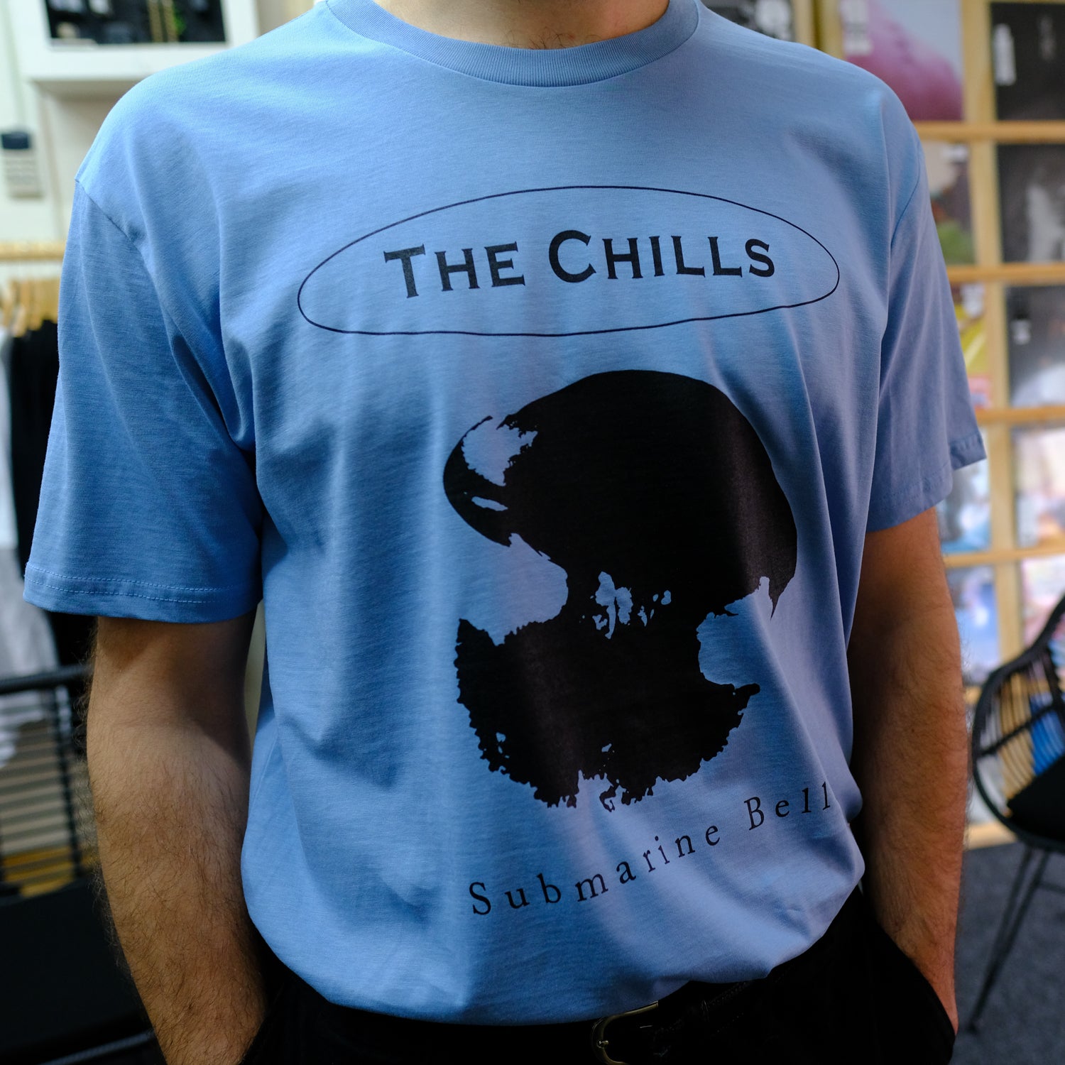 The Chills - Submarine Bells T Shirt (Carolina Blue) | NZ Music T-Shirt